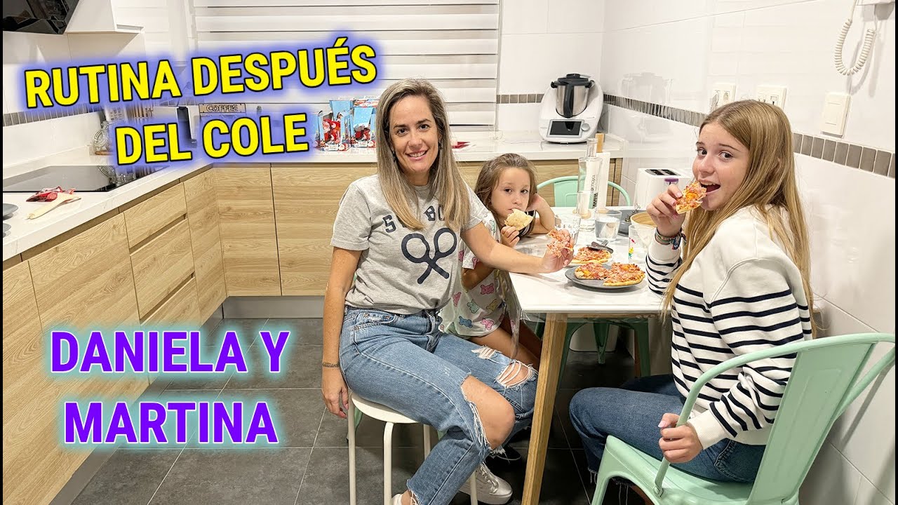 RUTINA DE TARDE CON 2 HIJAS DESPUÉS DEL COLEGIO MARTINA Y DANIELA ...