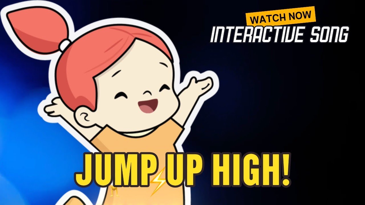 Jump Up High! Dance & Move Along Song | High Beat Interactive Toddler ...