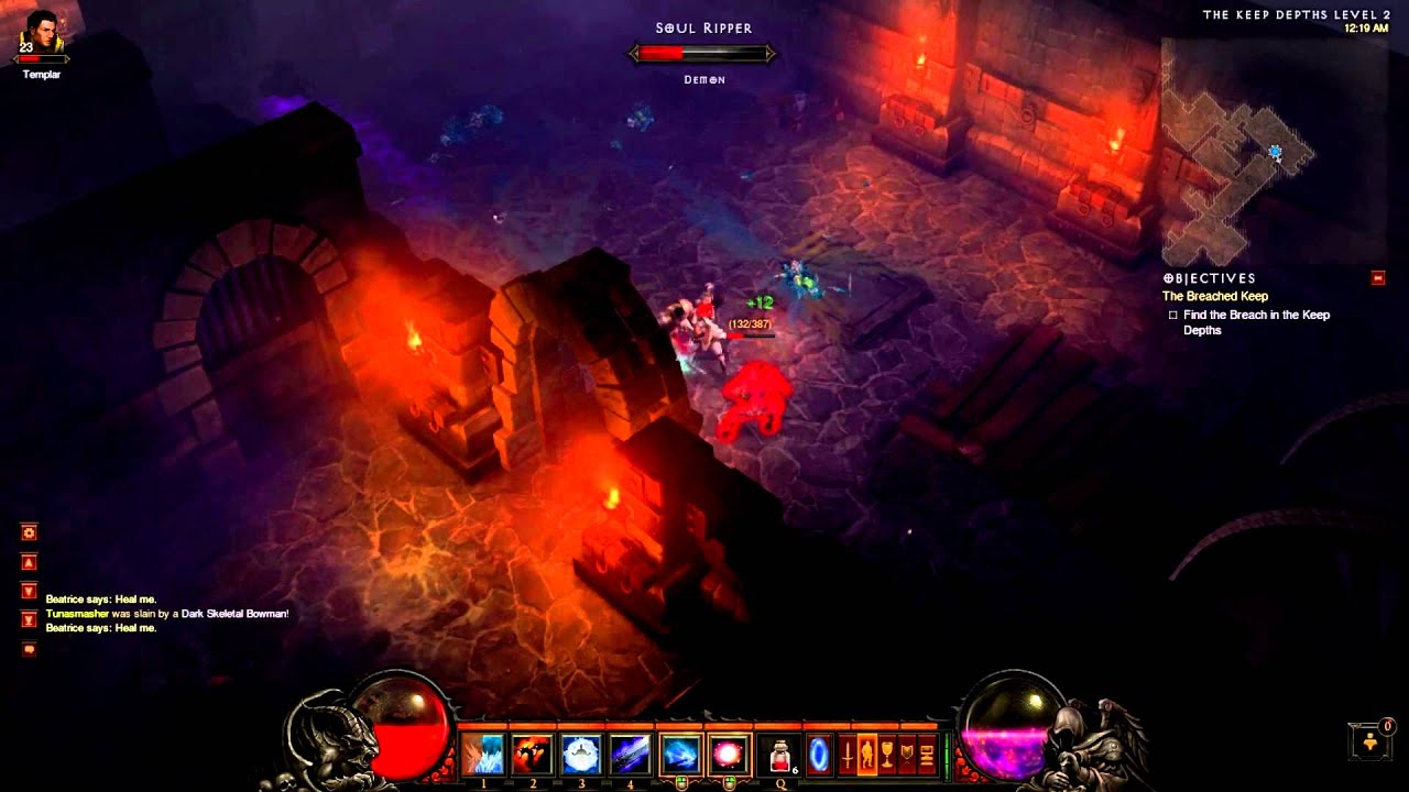 Diablo 3 Playthrough Part 29- Running through mobs - YouTube