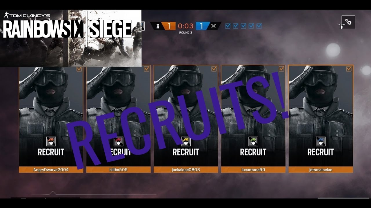 Tom Clancy's Rainbow Six® Siege MP [] RECRUITS! - YouTube