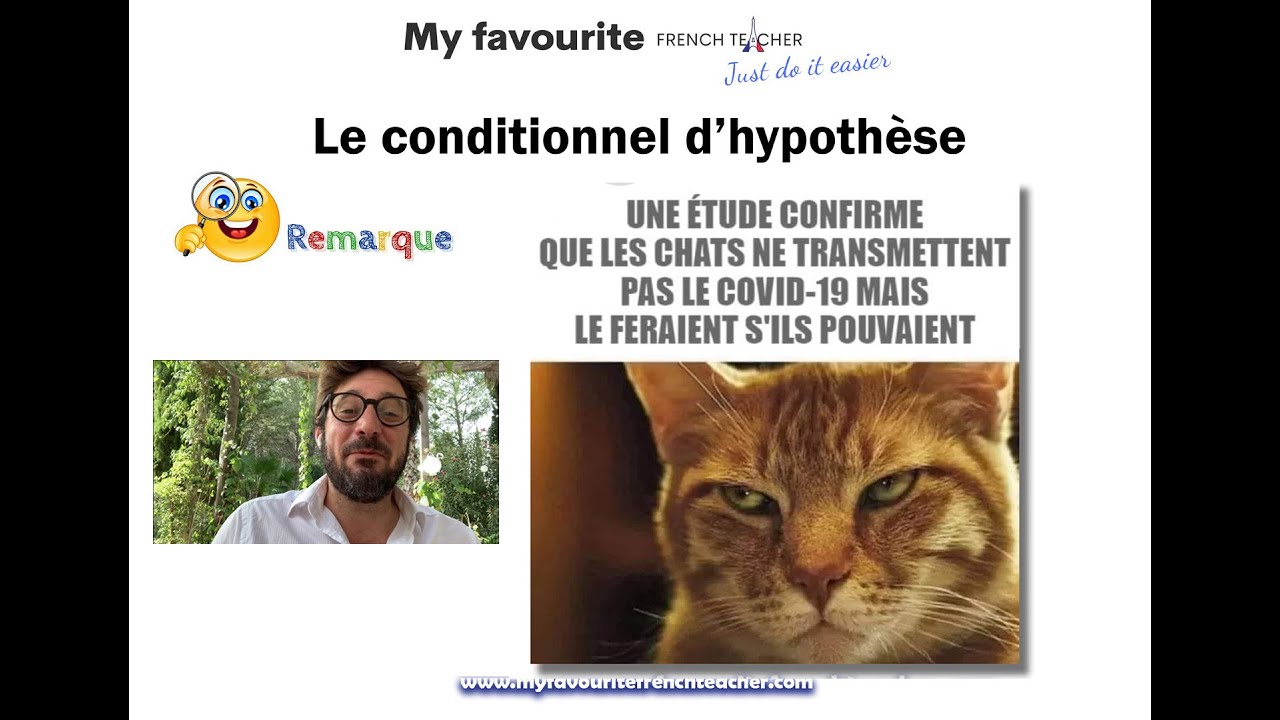 Conditionnel hypothese french - YouTube