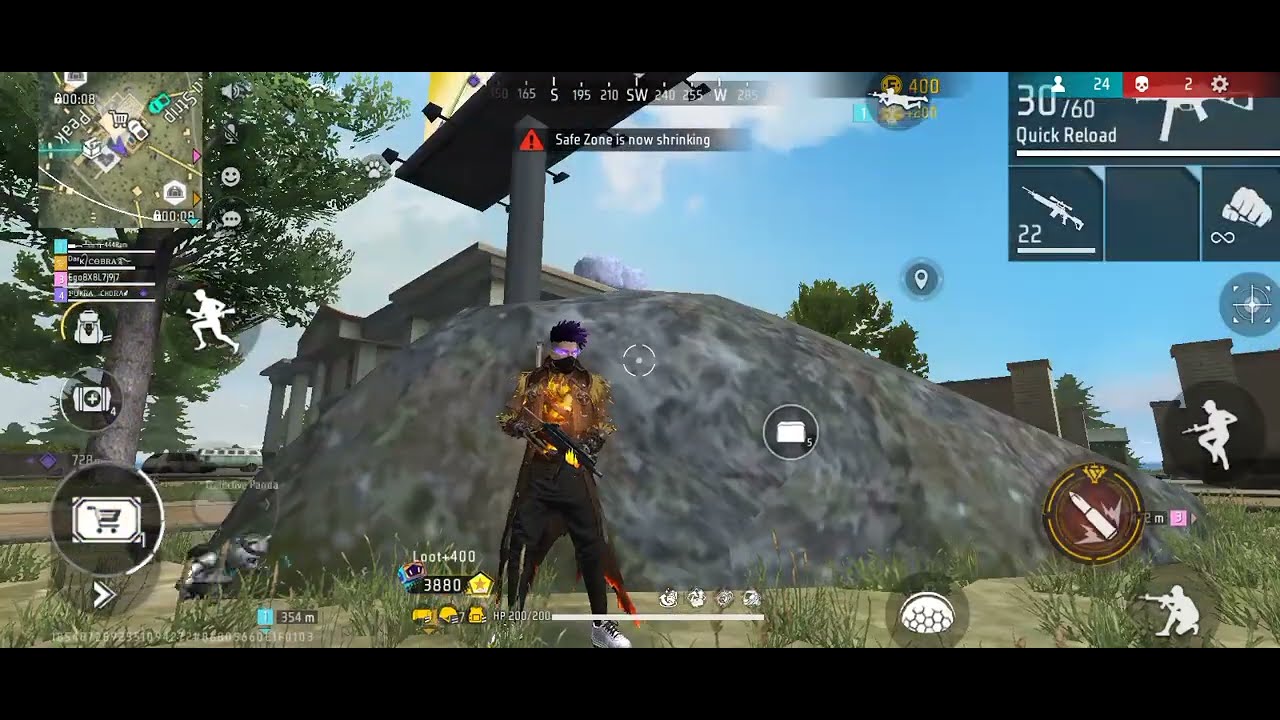 Free fire br rank push grandmaster 😱🥺 danger BR Rankid - YouTube