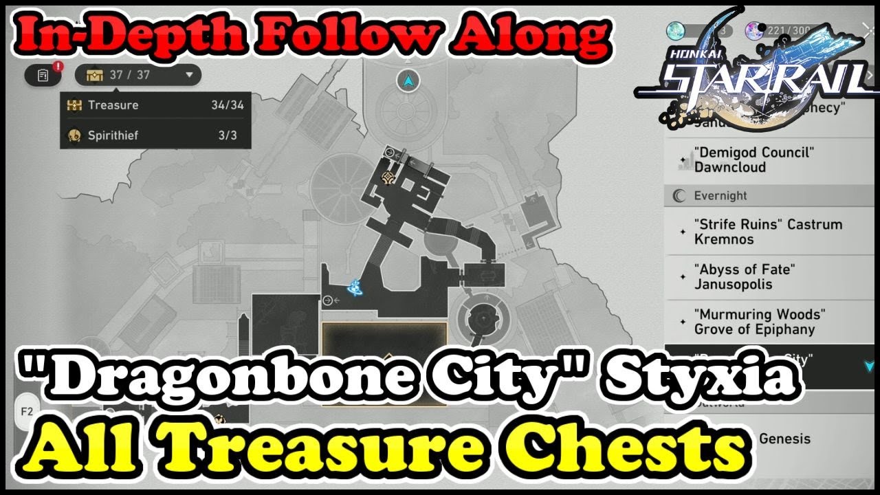 Honkai Star Rail - Dragonbone City Styxia All Chest Locations & Spirithief Location - YouTube