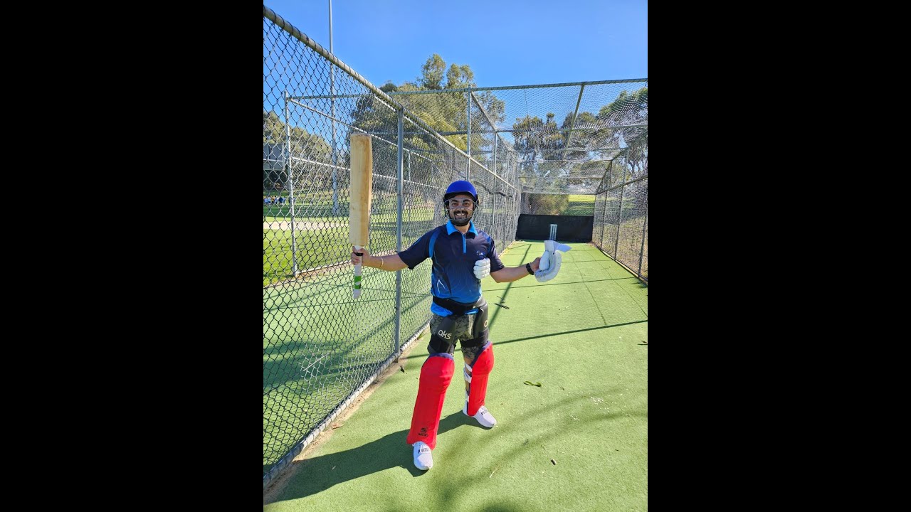 My First Deuce Ball Cricket Nets - YouTube