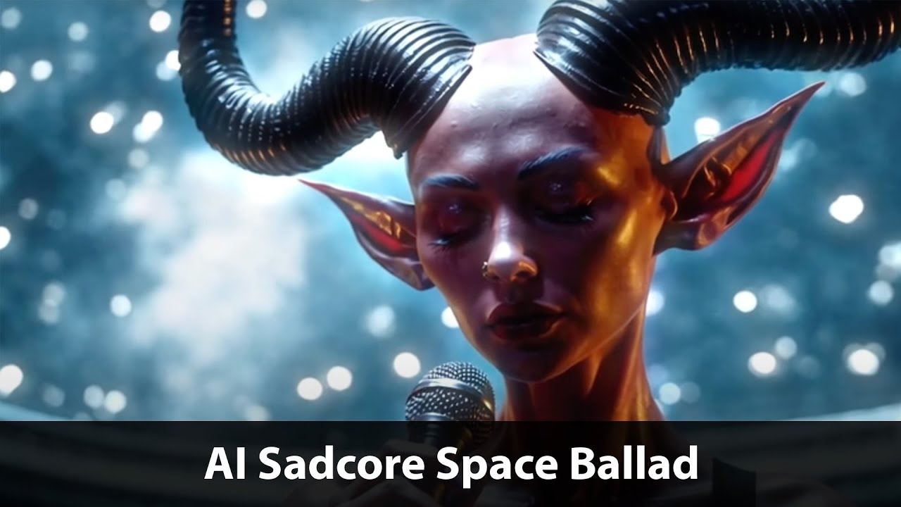 Static Between Stars - AI Sadcore Space Ballad Music Video - YouTube