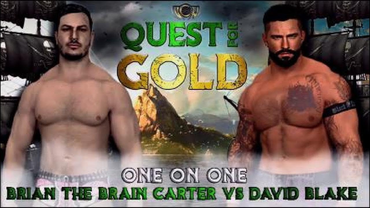 Brian “The Brain” Carter vs David Blake | Quest For Gold PPV Promo ...