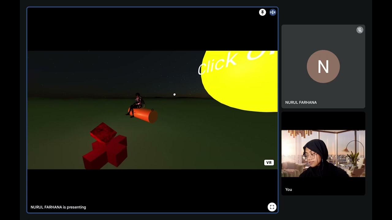 DEMO ASS1 RTCG - A-FRAME WEBVR (NURUL FARHANA) 」 - YouTube