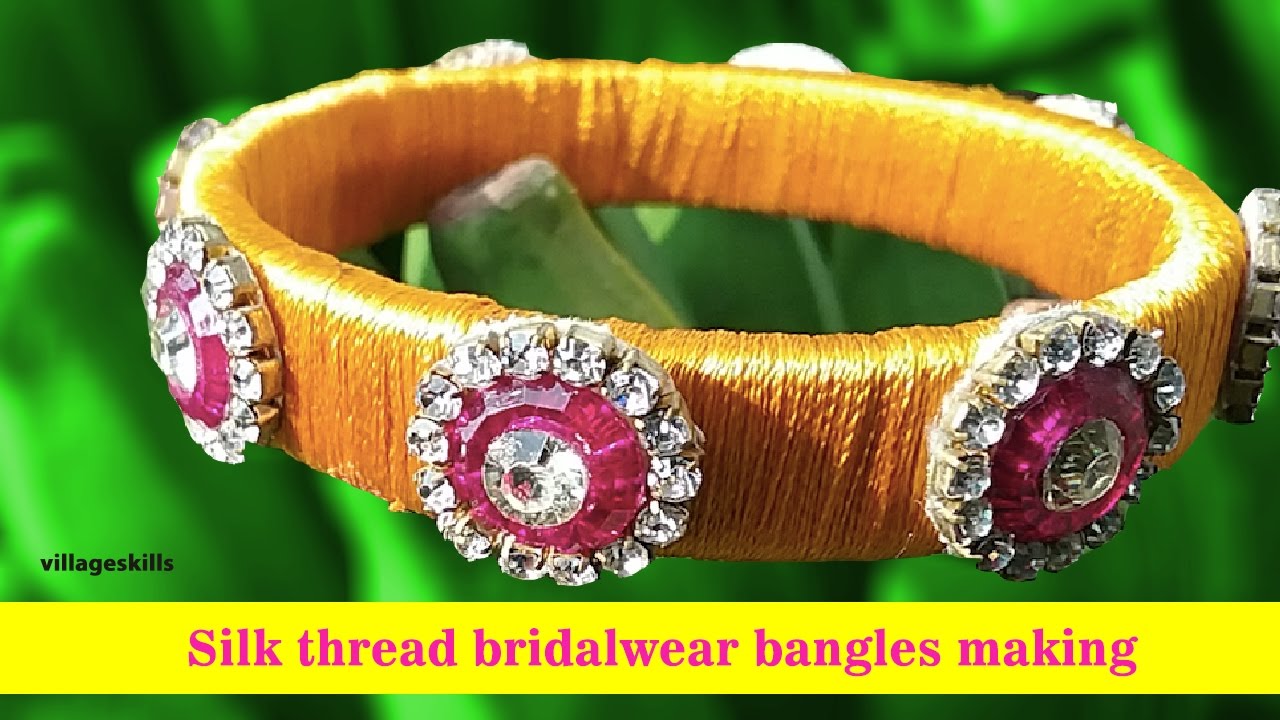 How to make old bangles into new bridal bangles l how to make ...