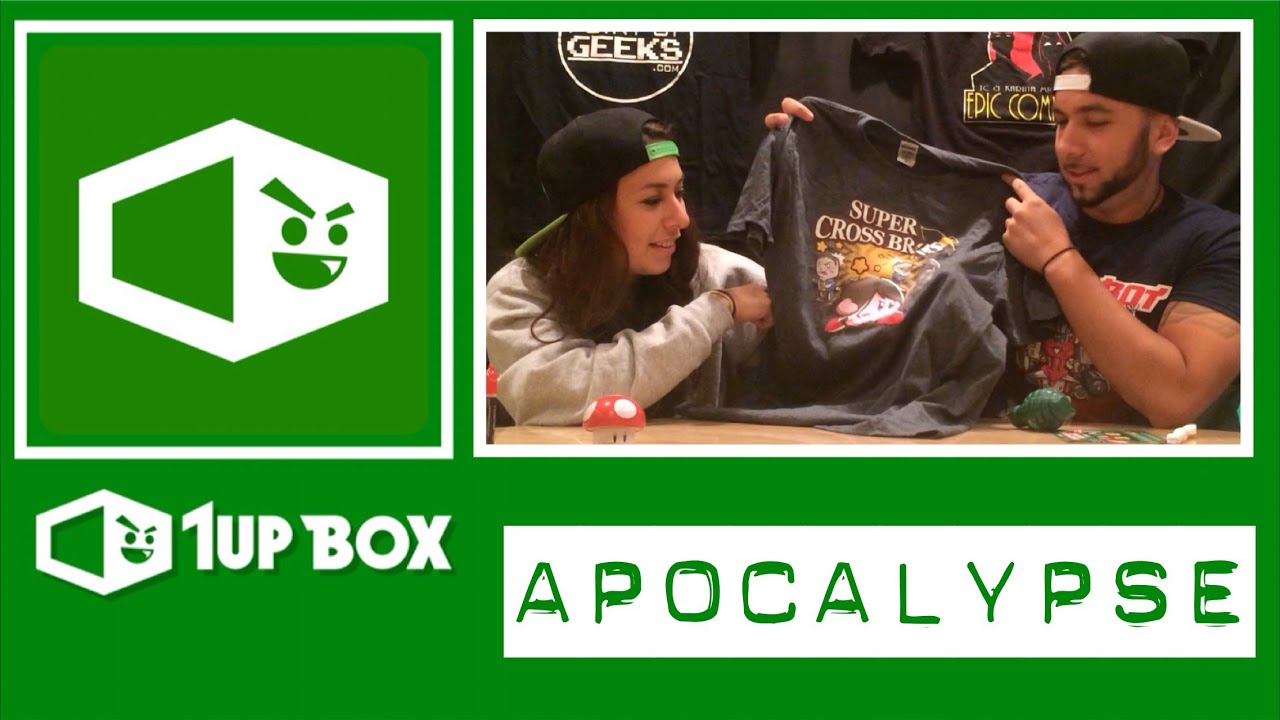 1UP BOX Unboxing: February 2015 (Apocalypse) - YouTube