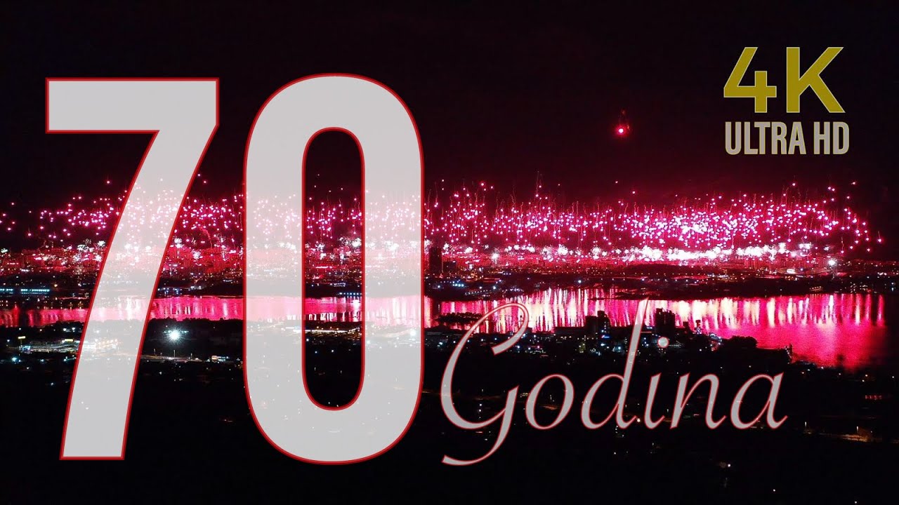 TORCIDA Split 70th birthday firework | 70.rođendan Torcide Split ...