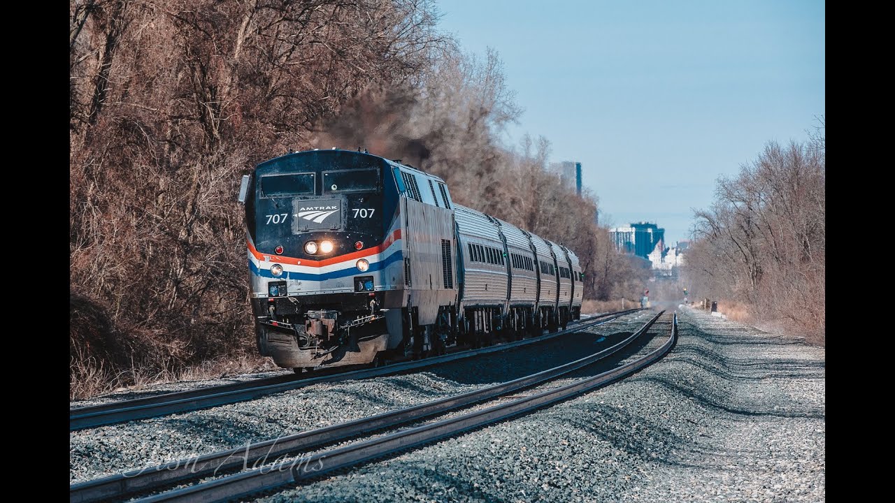 110MPH Lakeshore Limited and CSX on the Hudson Line ! Amtrak in the ...