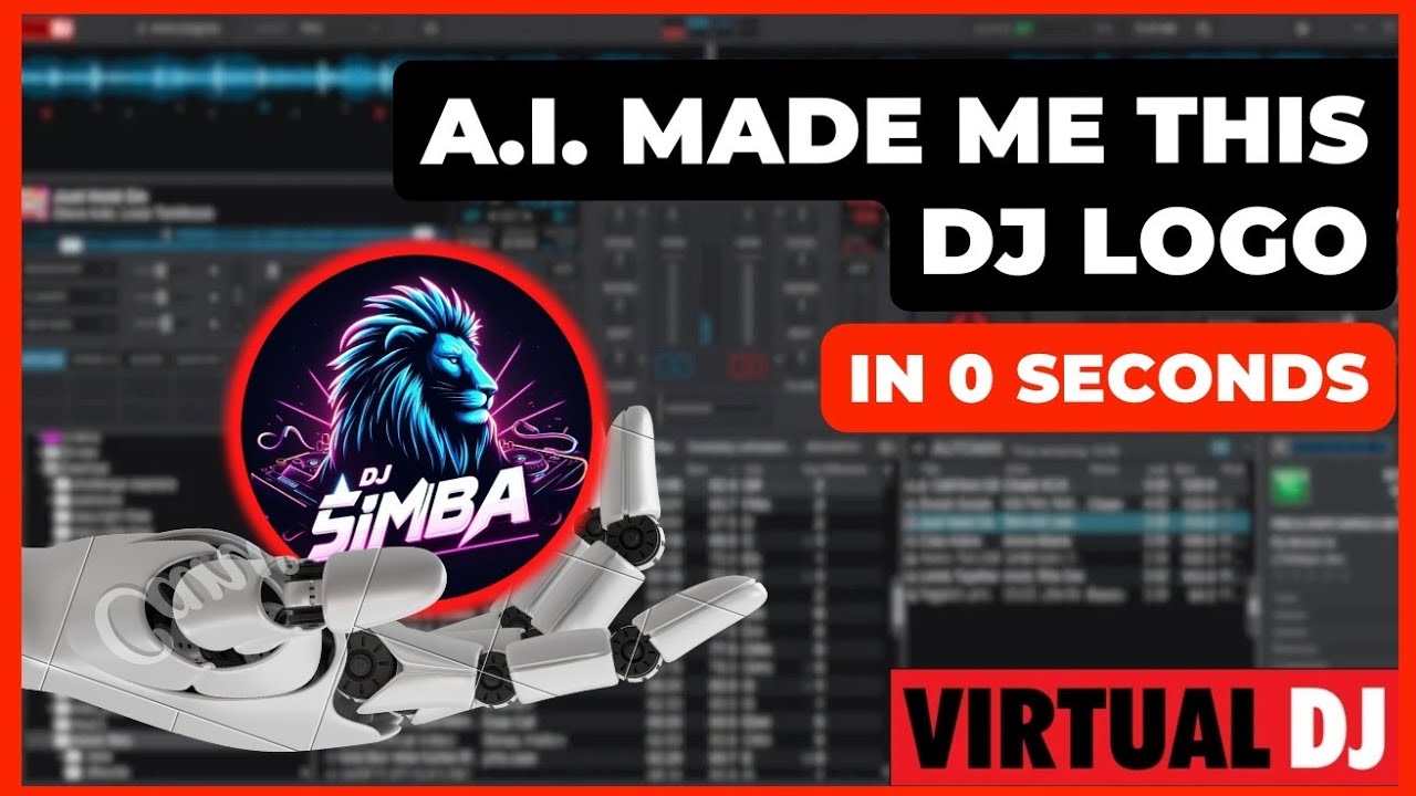 Adding A.I generated DJ LOGOS to VIRTUAL DJ (virtual dj 2023 tutorials) - YouTube