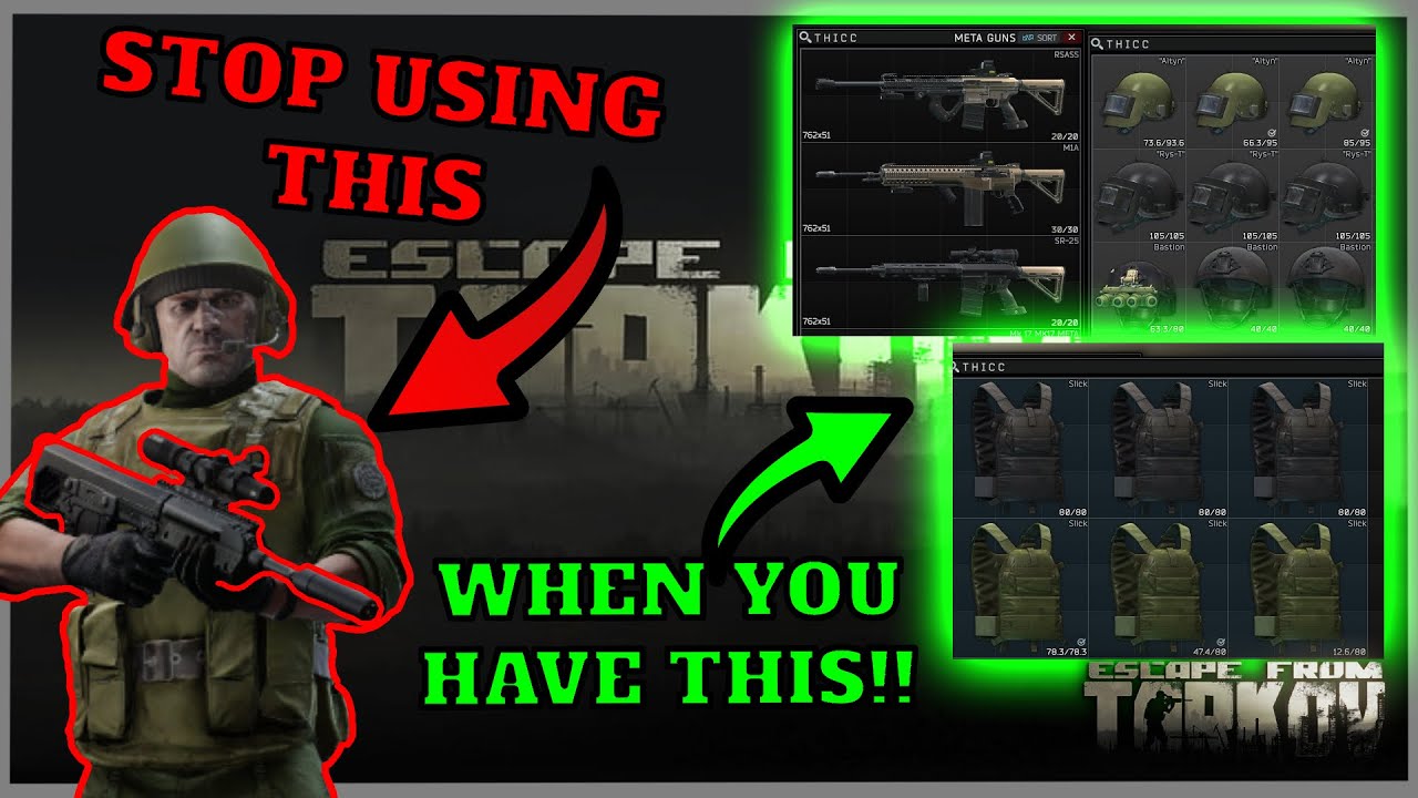 Get Over Your GEAR FEAR!! - Escape From Tarkov - YouTube
