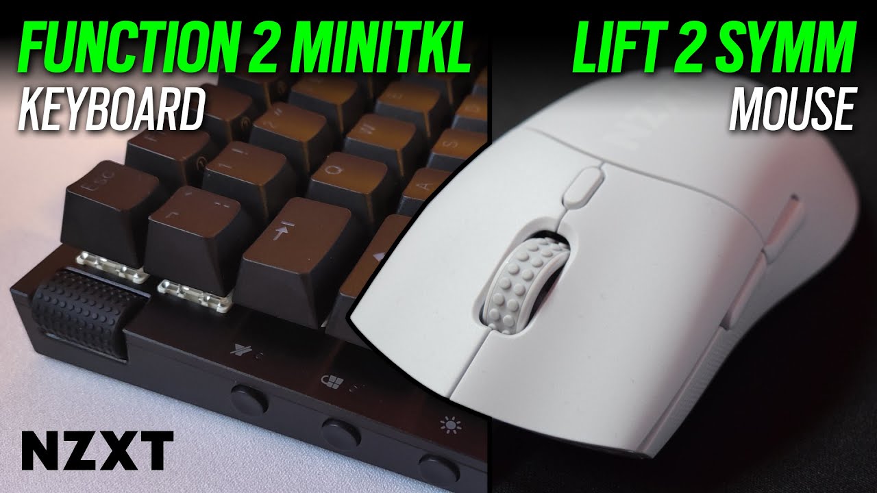 Function 2 MiniTKL Keyboard & Lift 2 Symm Mouse - Unboxing - NZXT - PC ...