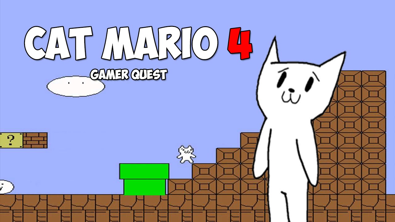 SAGA CAT MARIO | Cat Mario 4 , 100% TROOL - YouTube