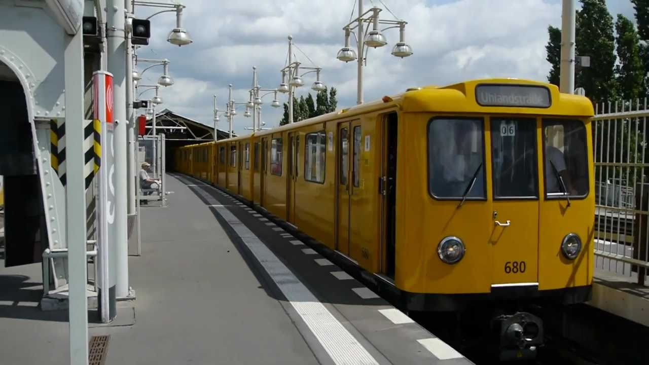 U-Bahn Berlin Bahnhof Warschauer Straße U1 [HD] - YouTube
