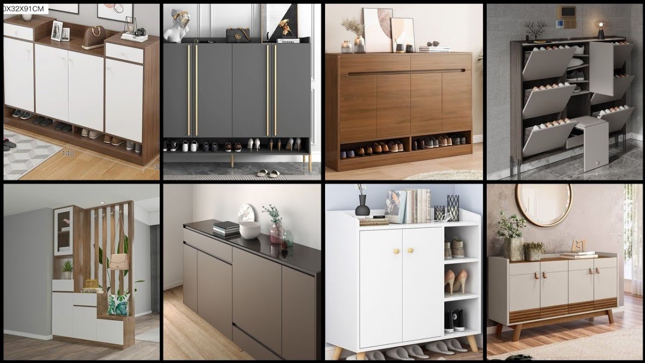 Latest Wooden Shoe Rack Design | Entryway Shoe Rack Ideas | Entryway ...