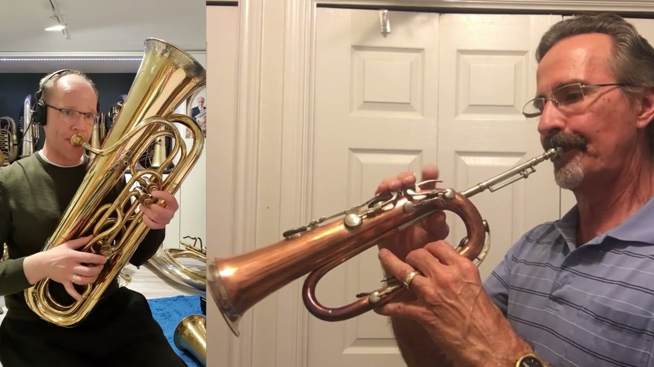 Yankee Doodle Duet-1830s Graves & Co Eb 10-Keyed Bugle-1850s Moritz ...