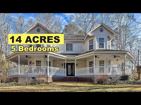 5 Bedrooms Country Estate on 14 Acres with Stream