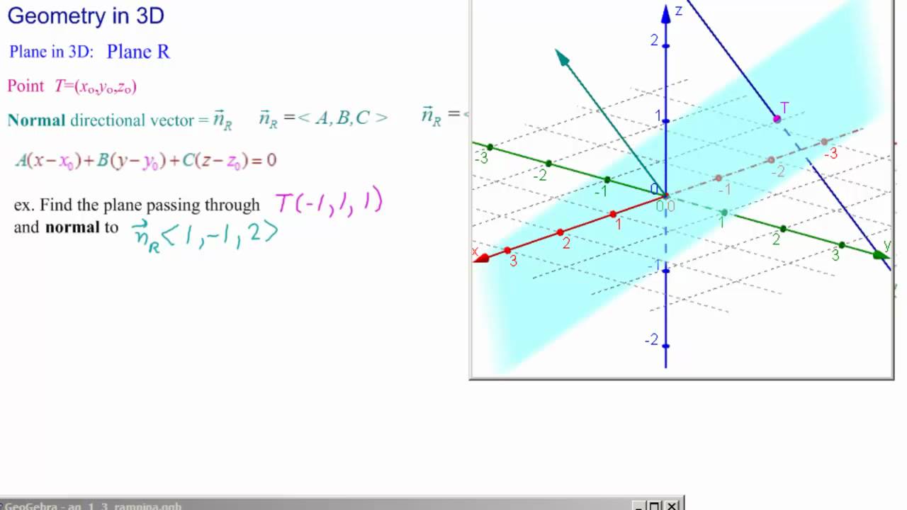 Visualize 3D Introduction Planes YouTube