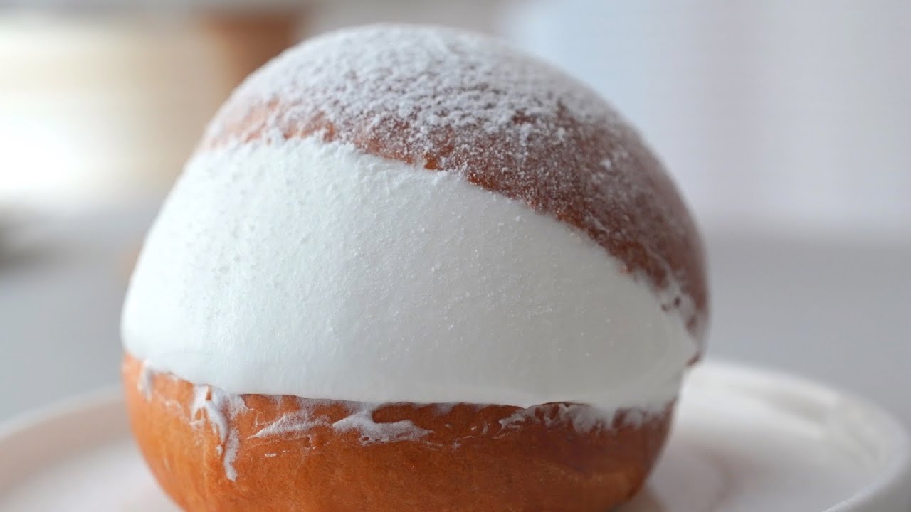 Sub) 생크림 폭탄빵 | Cream Bomb Bun | 러블리 베이킹(lovely baking) - YouTube