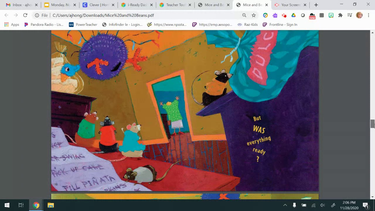 Mice and Beans read aloud - YouTube