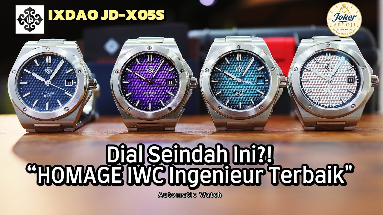 IXDAO Watch JDX05S Homage IWC Ingenieur yg wajib Di koleksi - YouTube