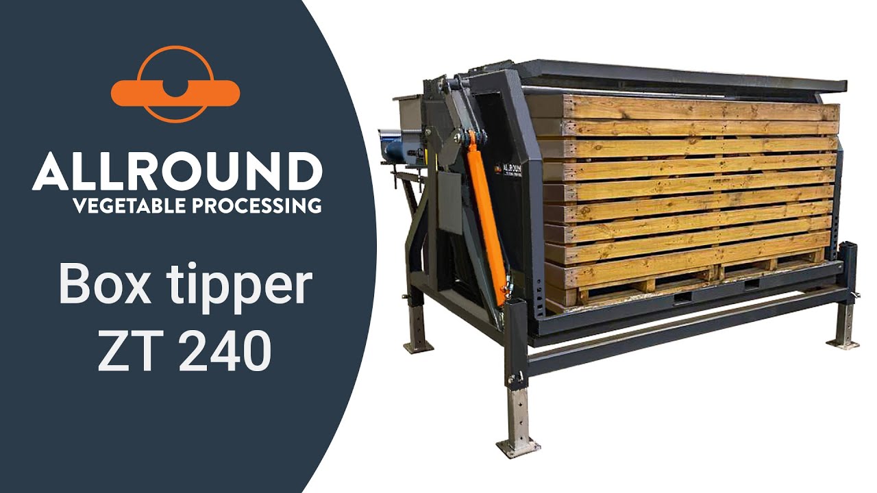 Box tipper ZT 240 | Allround Vegetable Processing - YouTube
