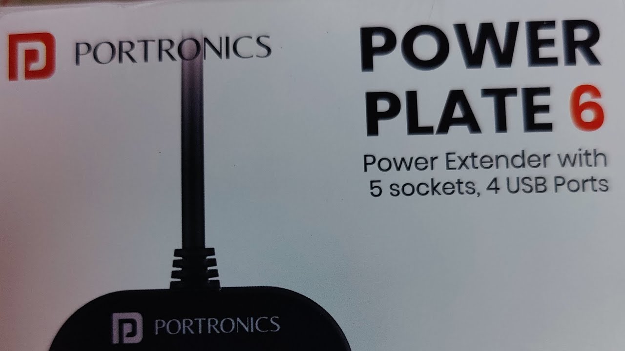 Junction box under 1000 | Portronics power plate 6 power extender ...