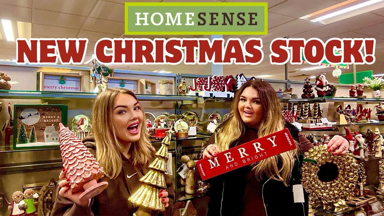 HOMESENSE Christmas NEW STOCK! Shop with us & haul - YouTube