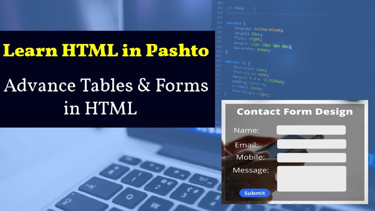 Lecture 05 Advance Tables And Forms In Html Html Full Course In 5217