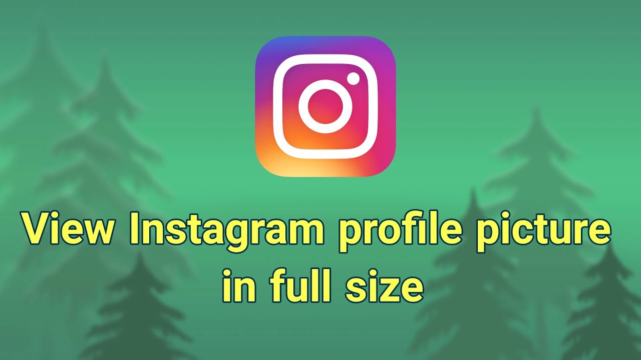 View instagram profile picture in full size (with English subtitles ...
