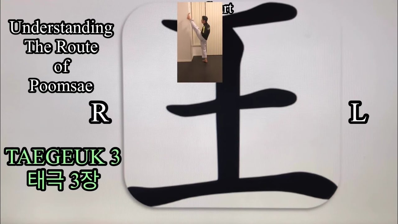 Taekwondo Patterns Taegeuk 3 Best Home Poomsae Training Video/태권도 품세 태극 ...