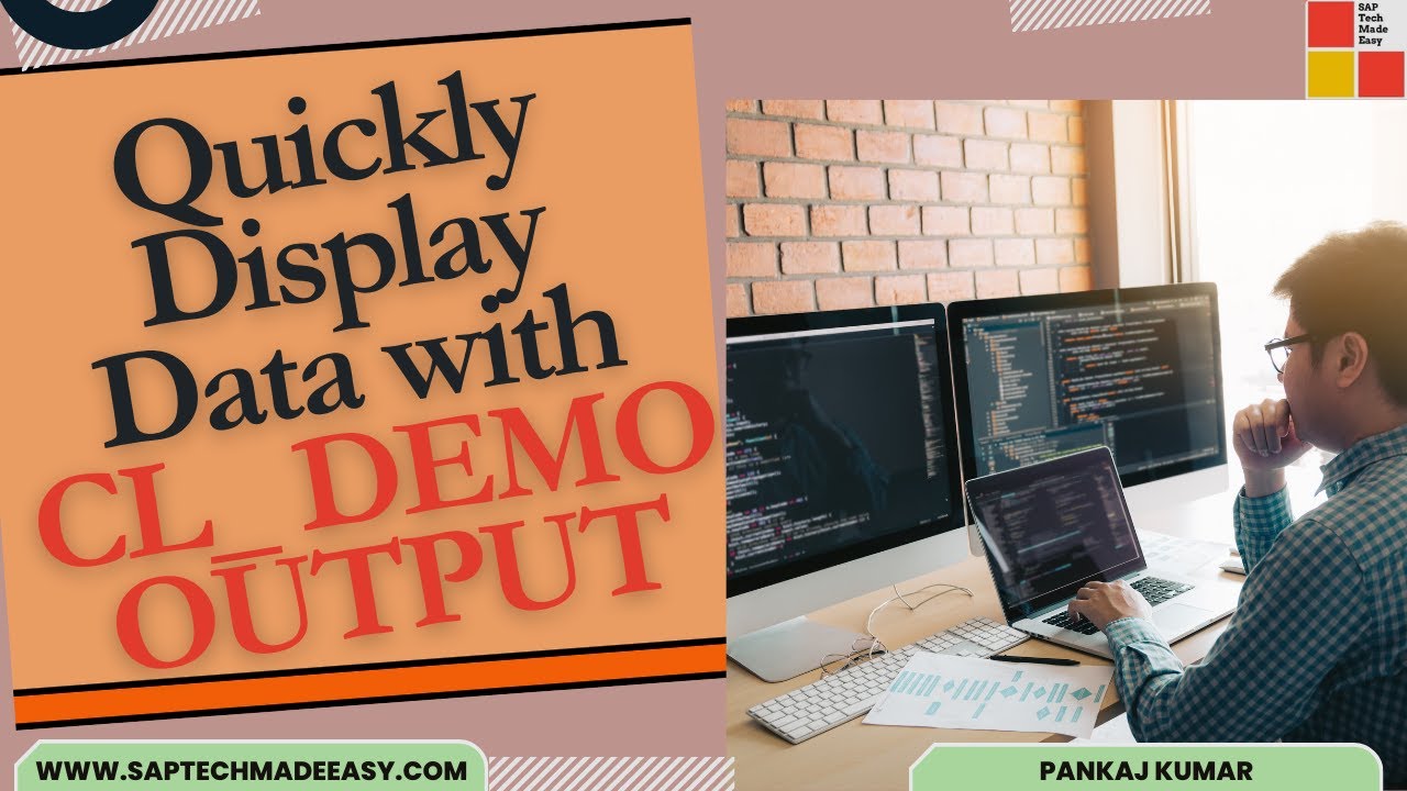 Display Data Quickly using CL DEMO OUTPUT - YouTube