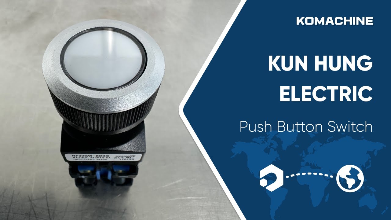 KUN HUNG ELECTRIC / KOINO Push Button Switch (KH-NF30GW-B-M-3C-W-11 ...