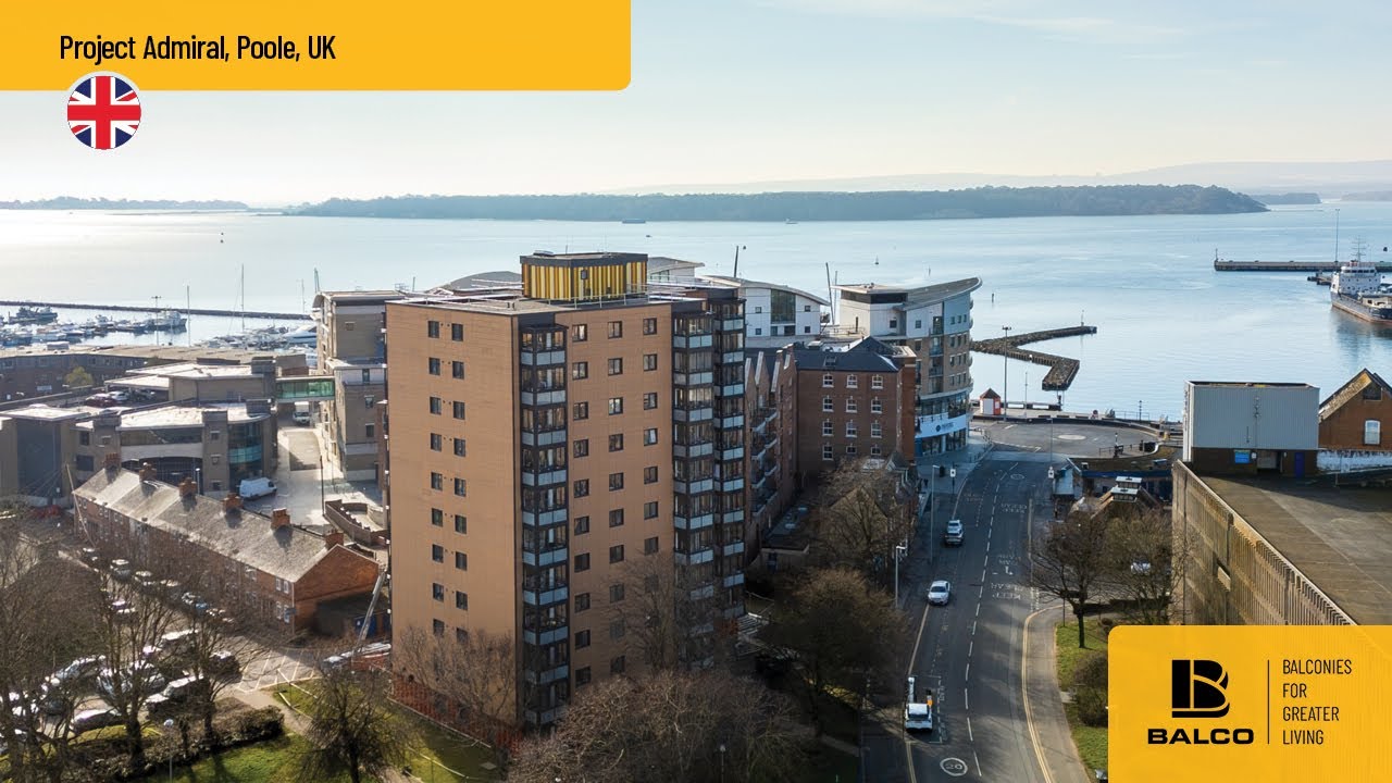 Balco Balcony Systems Ltd - Glazed balconies at Project Admiral, Poole ...