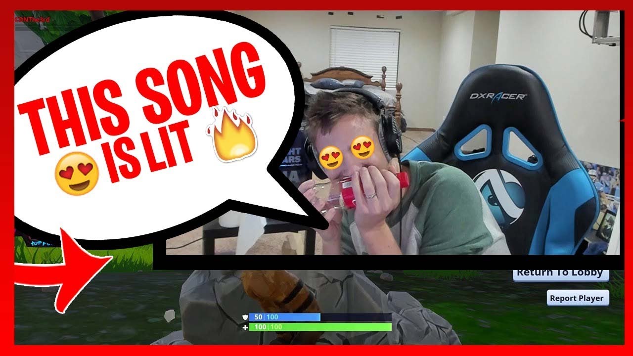 NINJA REACTS TO FORTNITE RAP BATTLE - YouTube