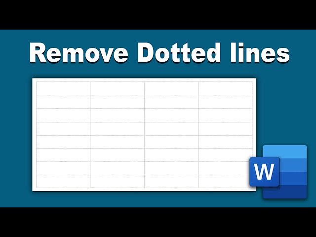 How To Remove Blue Dotted Lines In Word - Infoupdate.org