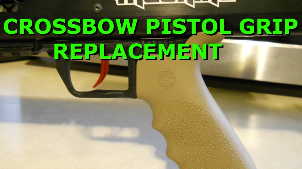 How to Change a Crossbow Pistol Grip - YouTube