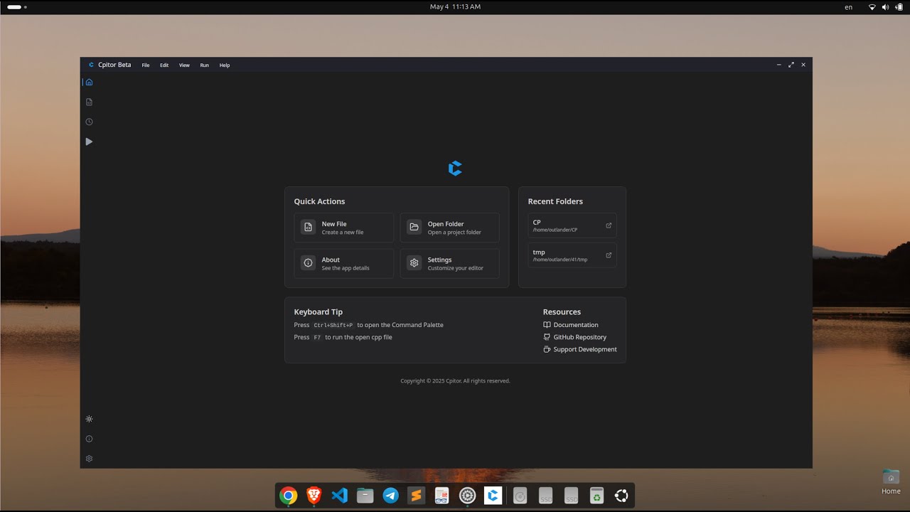 cpitor: The Lightweight Code Editor for Low-End PCs - YouTube