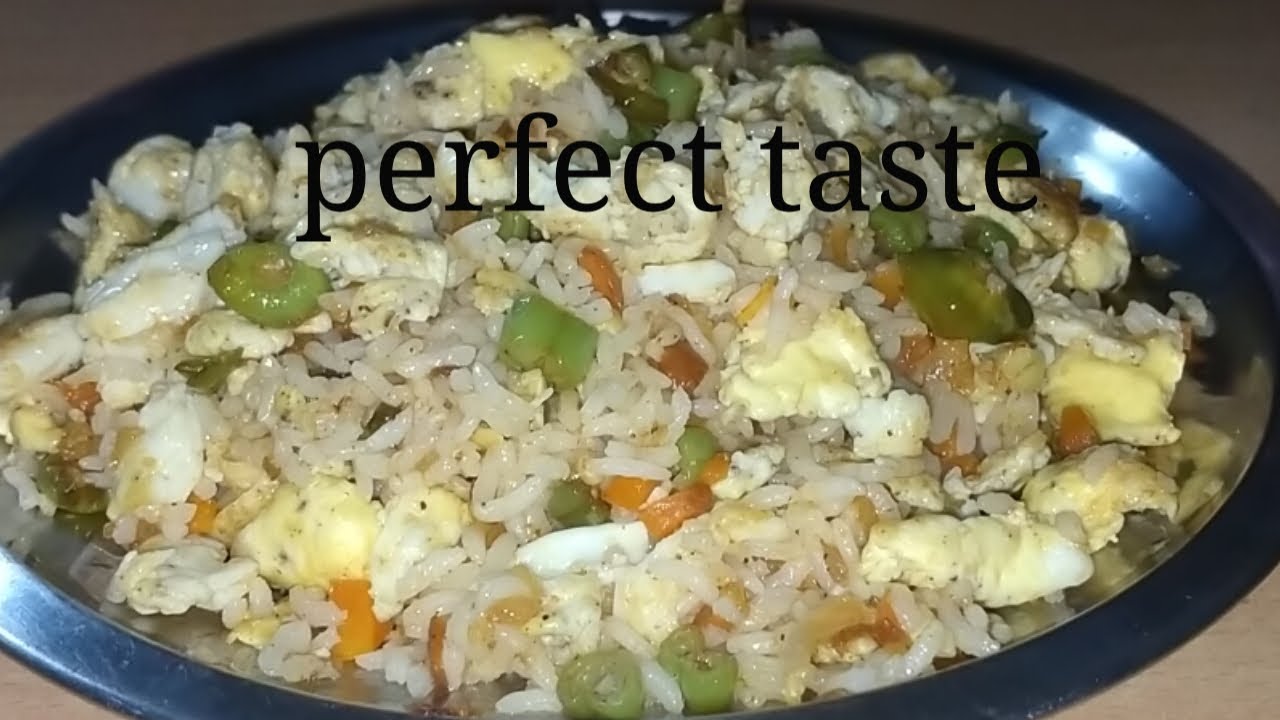 Indian Egg fried rice | Streetfood style Egg fried rice - YouTube