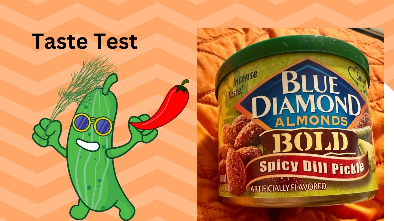 Taste Testing: Spicy Dill Pickle Almonds - YouTube