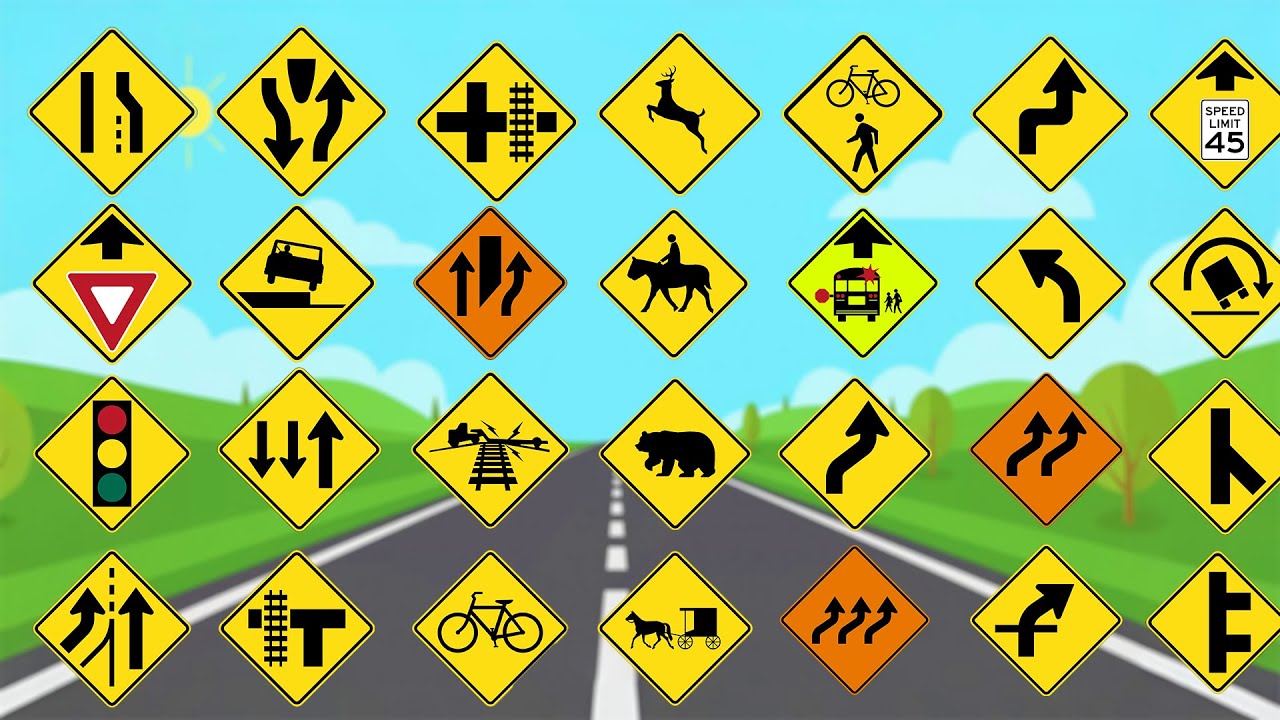 Traffic Signs USA: Road Signs for the DMV Driving Test | Beginner’s ...
