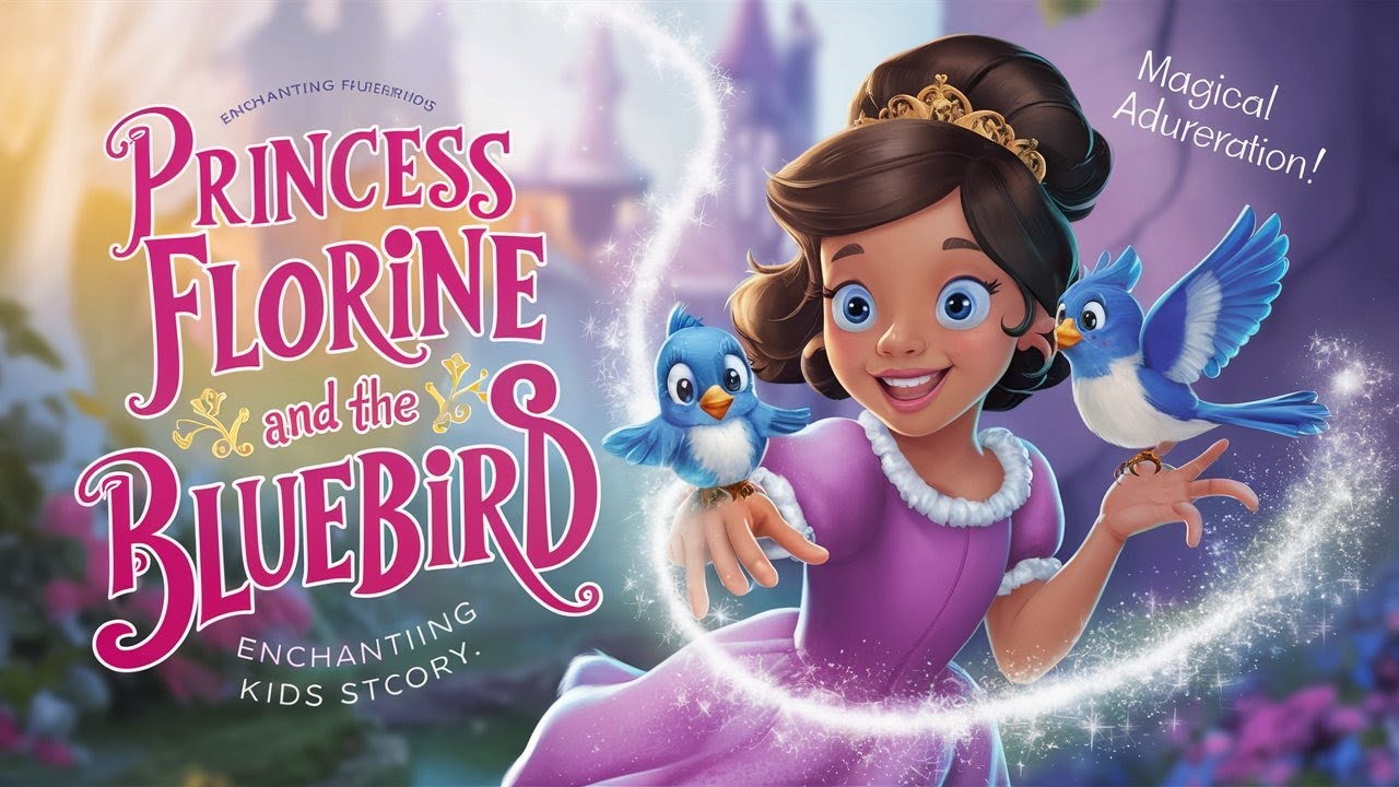 Princess Florine and the Bluebird English kids story - YouTube