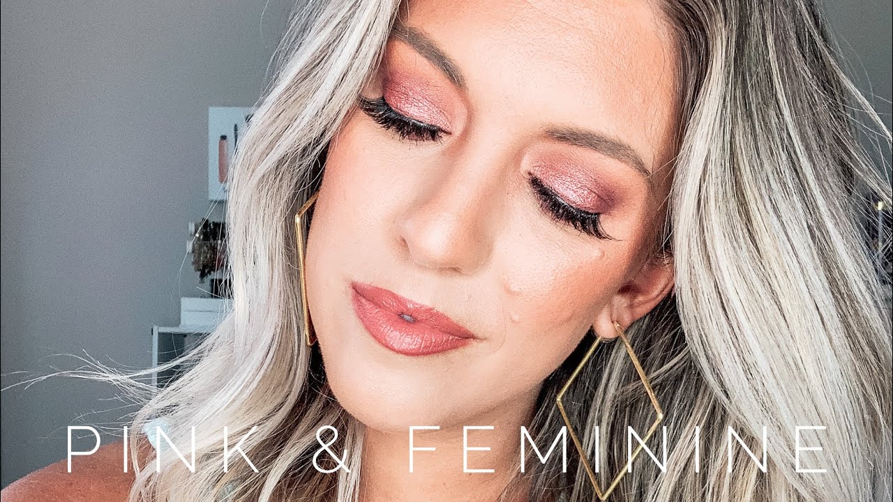 Pink & Feminine - Younique Makeup Tutorial - YouTube