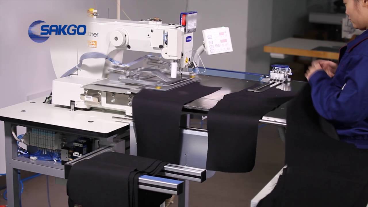 MB1003A- BR-1 -Automatic Placket lines Sewing Machine - YouTube