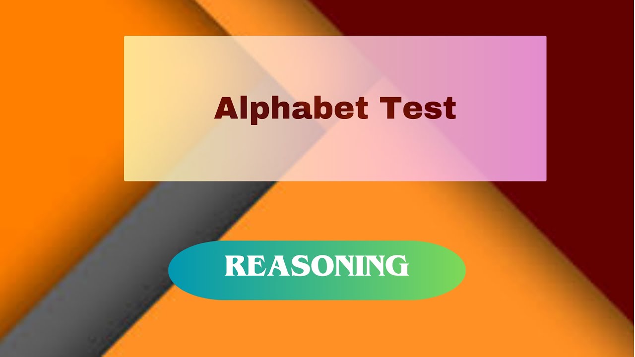 ALPHABET | Reasoning | Part 01 - YouTube