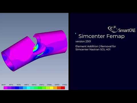 Simcenter Femap 2301 - Element Add-Remove - YouTube