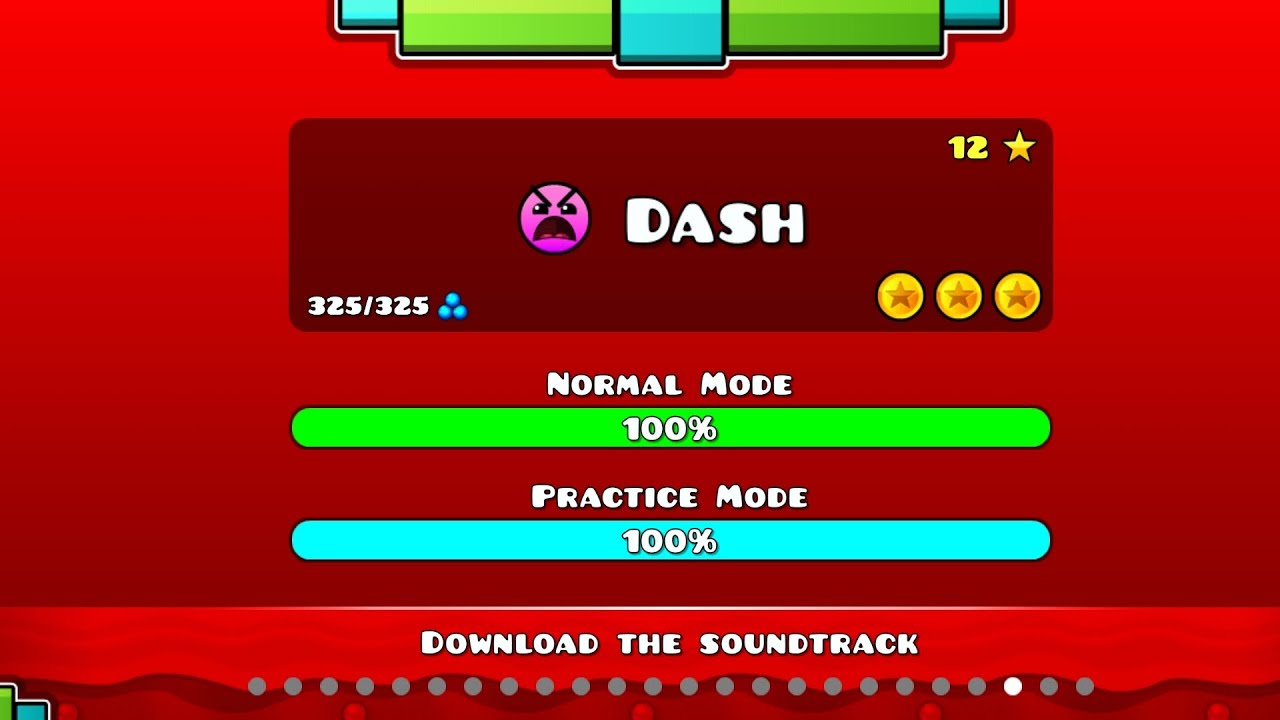 Dash all coins by ~ robtop - YouTube