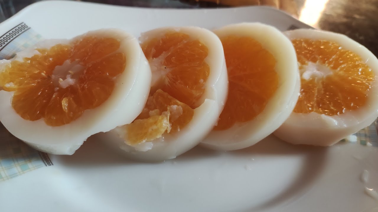 Beautiful Orange pudding 🍊👌|| yummy pudding recipe 😋 - YouTube